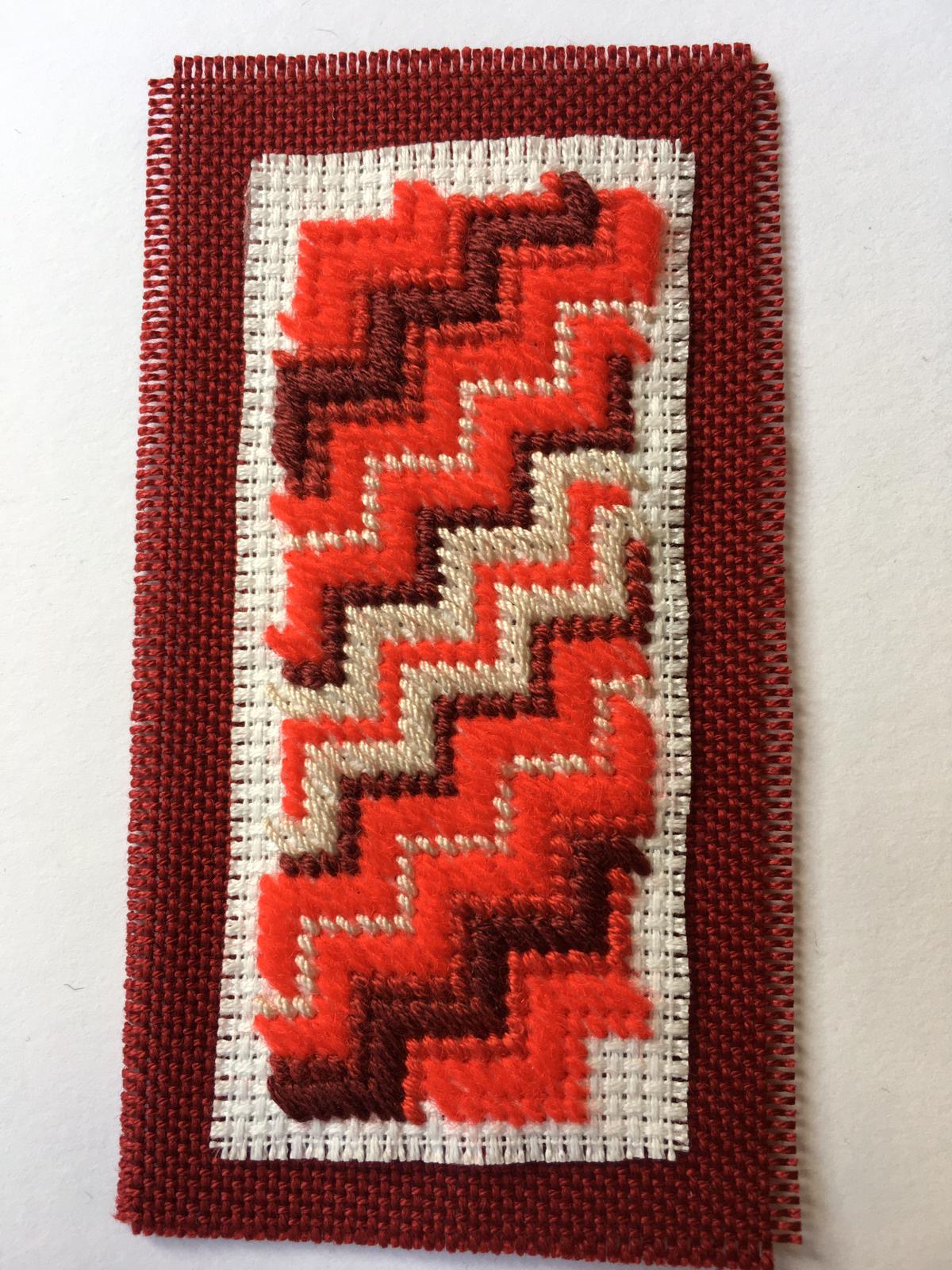 Stitch of the Month For July – Jacquard Stitch – Birmingham Embroidery ...